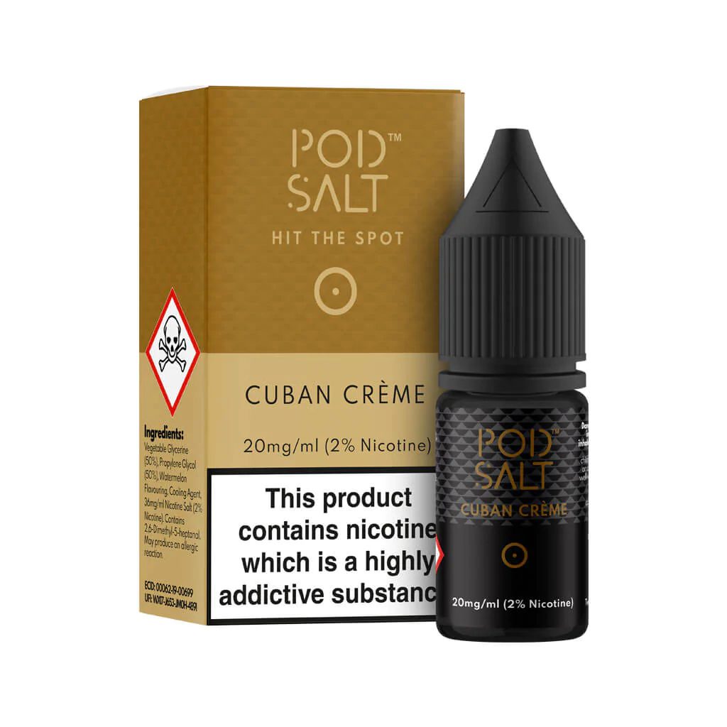 Pod Salt – Cuban Creme – Vapourium